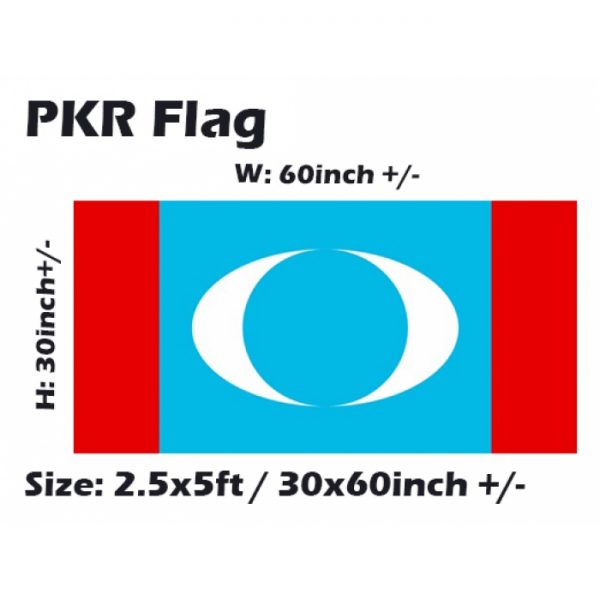 PKR Parti Keadilan Rakyat Flag – Kian Joo Marketing Sdn Bhd – Malaysia ...